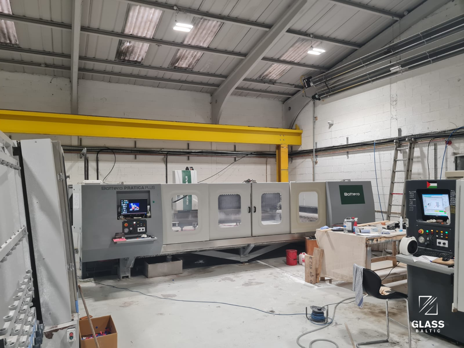 BOTTERO PRATICA PLUS 4000 - cnc glass working center, 4 axis, 4095 x 2320 mm